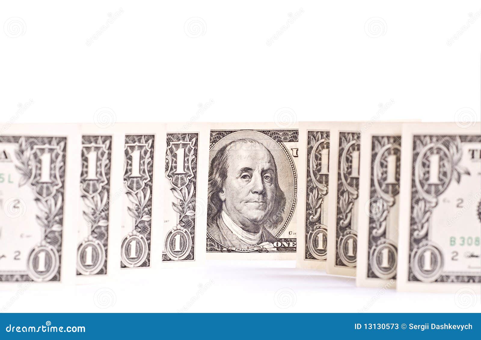 Money row stock image. Image of inflation, isolated, bankruptcy - 13130573