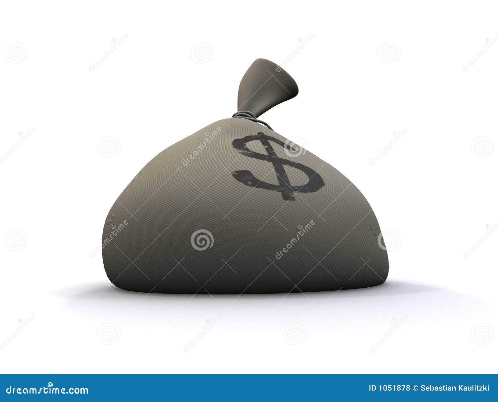 Money sack stock illustration. Illustration of bank, rich - 1051878