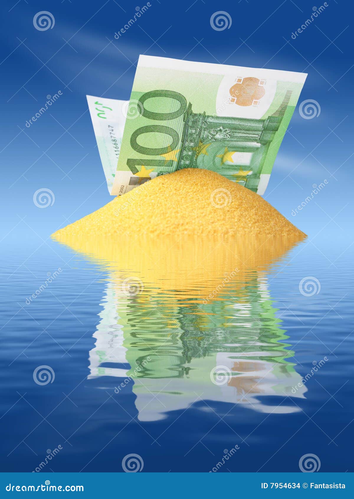 Money in sand stock photo. Image of dune, hill, loss, atlantic - 7954634
