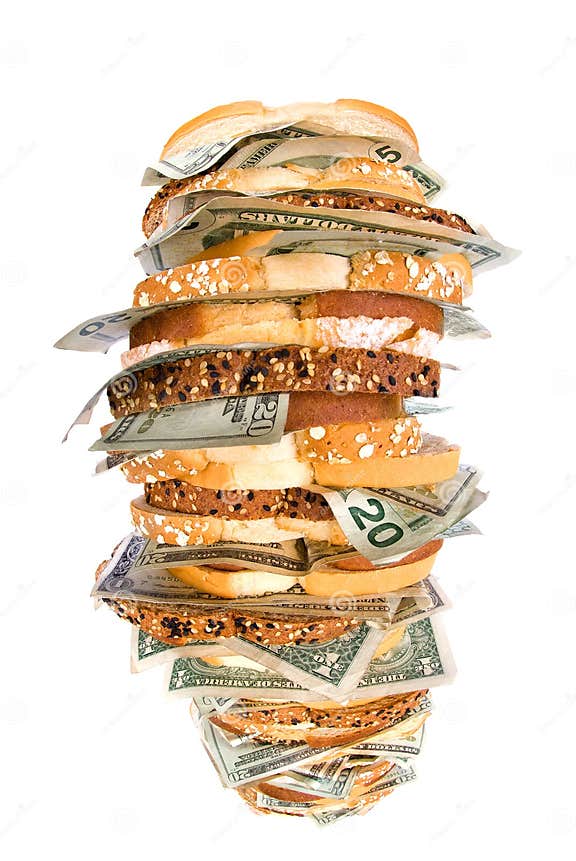 Money sandwich stock image. Image of angle, finances - 11719419