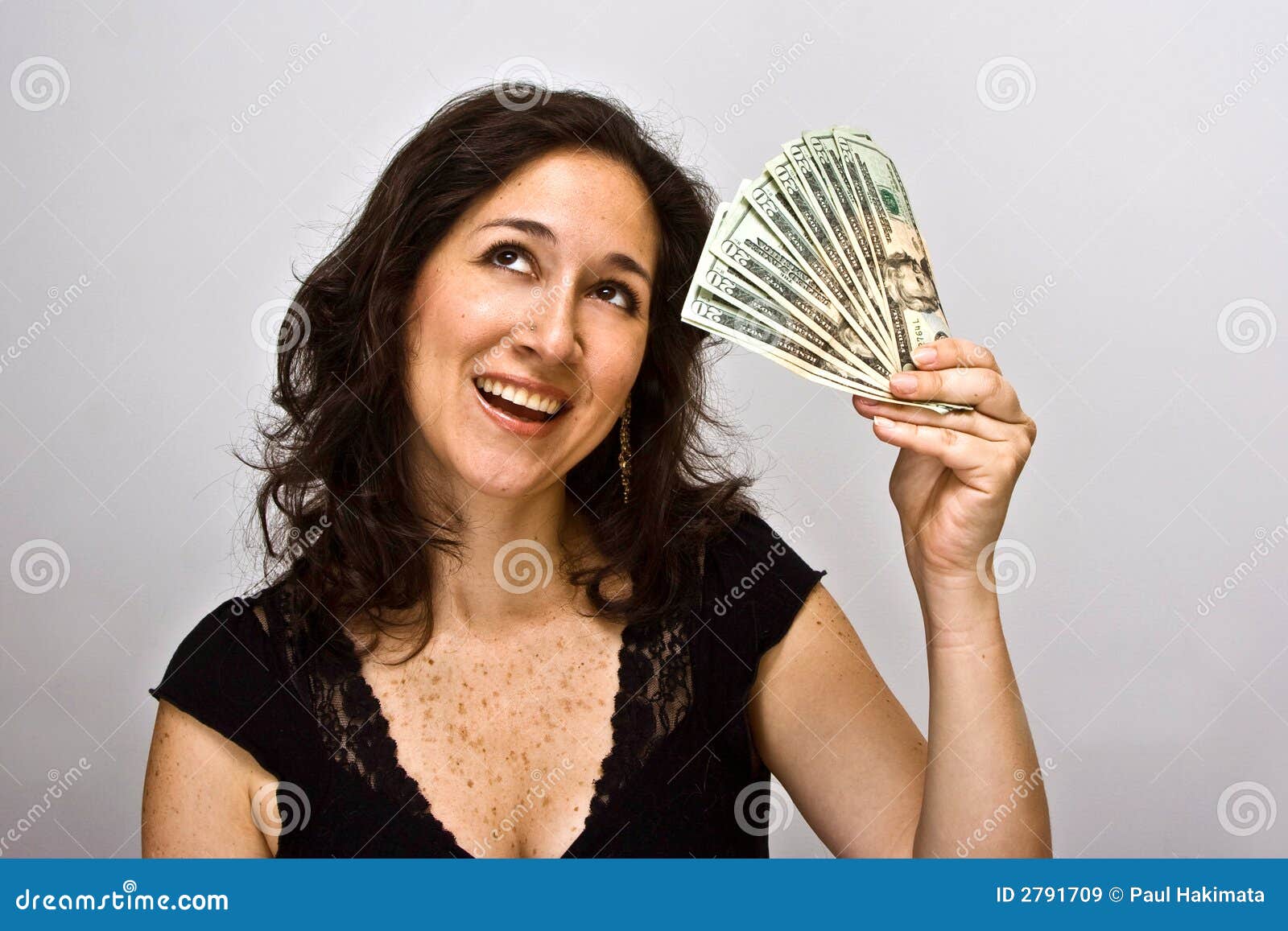 Money saver stock image. Image of woman, bill, girls, idea - 2791709