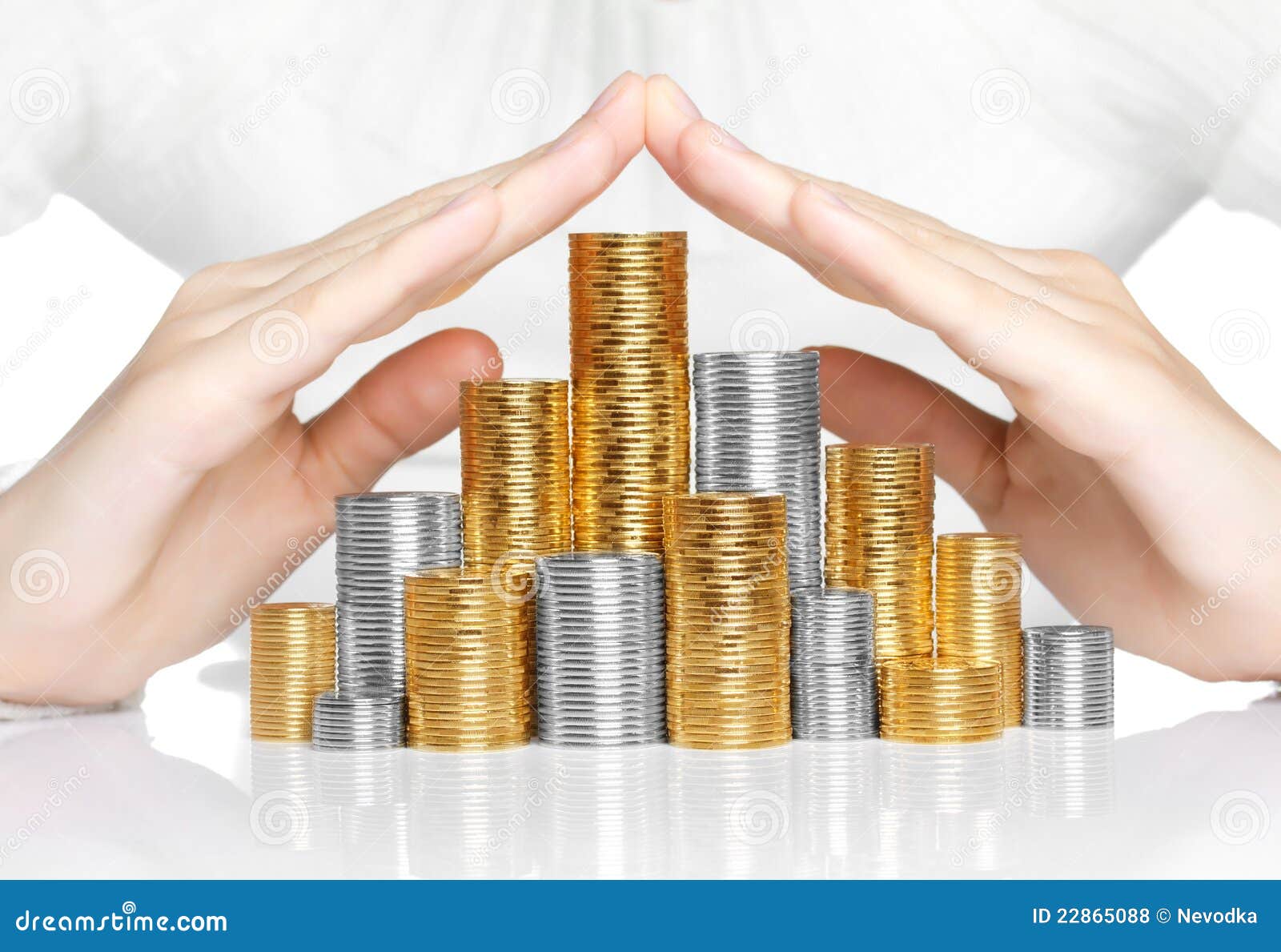 Money saving concept stock photo. Image of flower, concept - 22865088