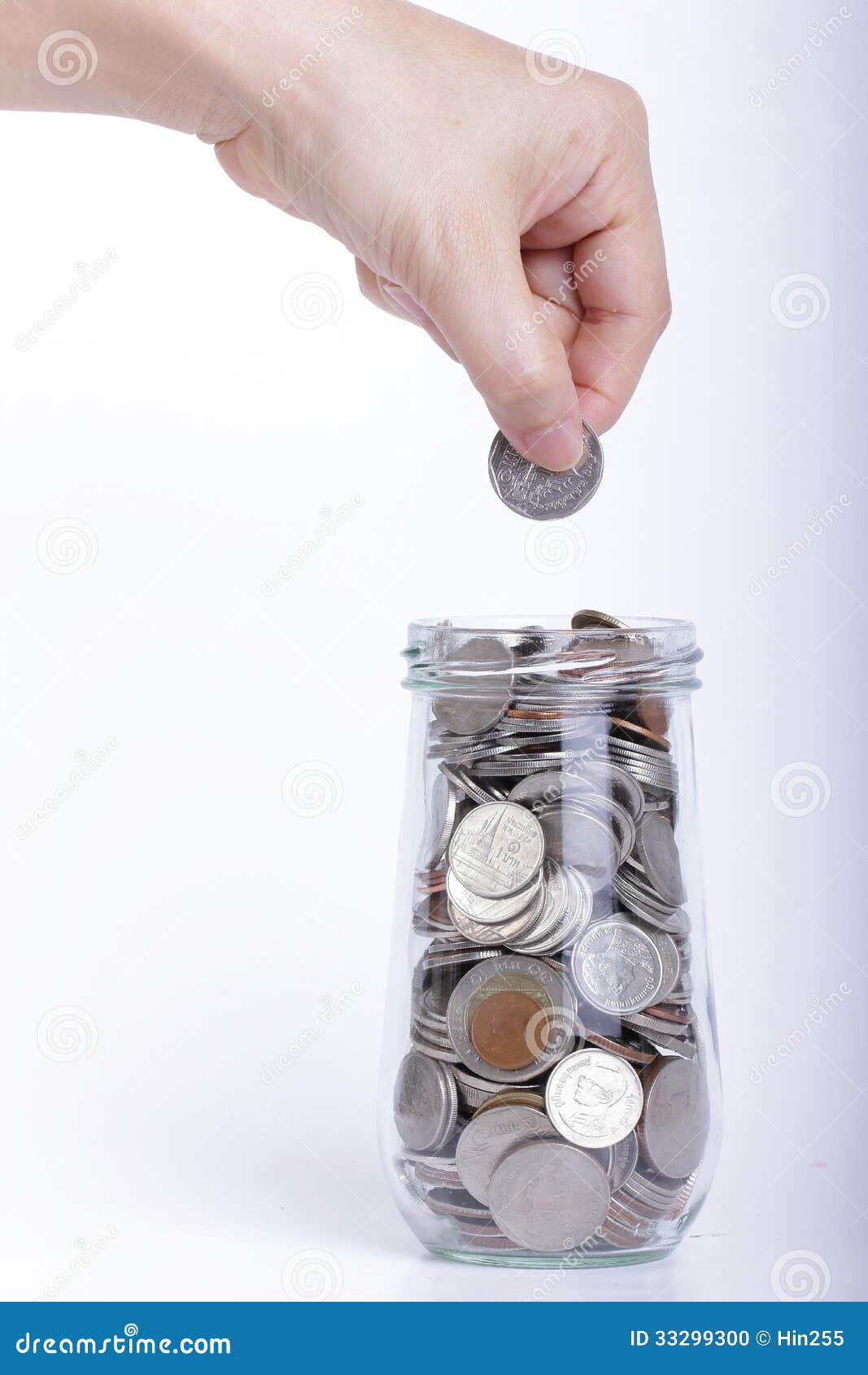 Money saving concept stock photo. Image of hand, person - 33299300