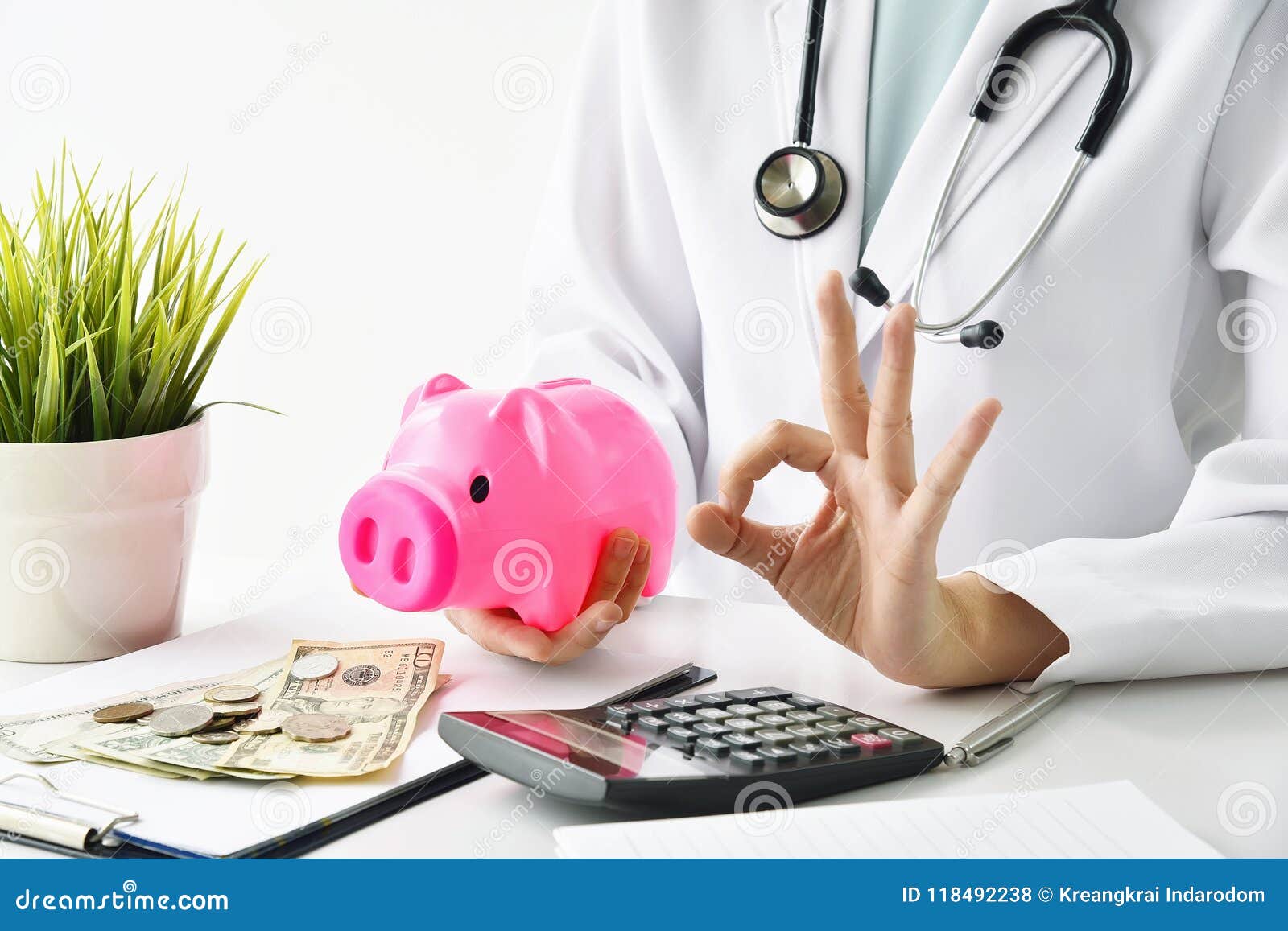 Money Saving for Medical Care Expenses. Stock Photo - Image of benefit ... Money Saving for Medical Care Expenses. Stock Photo - Image of benefit ...