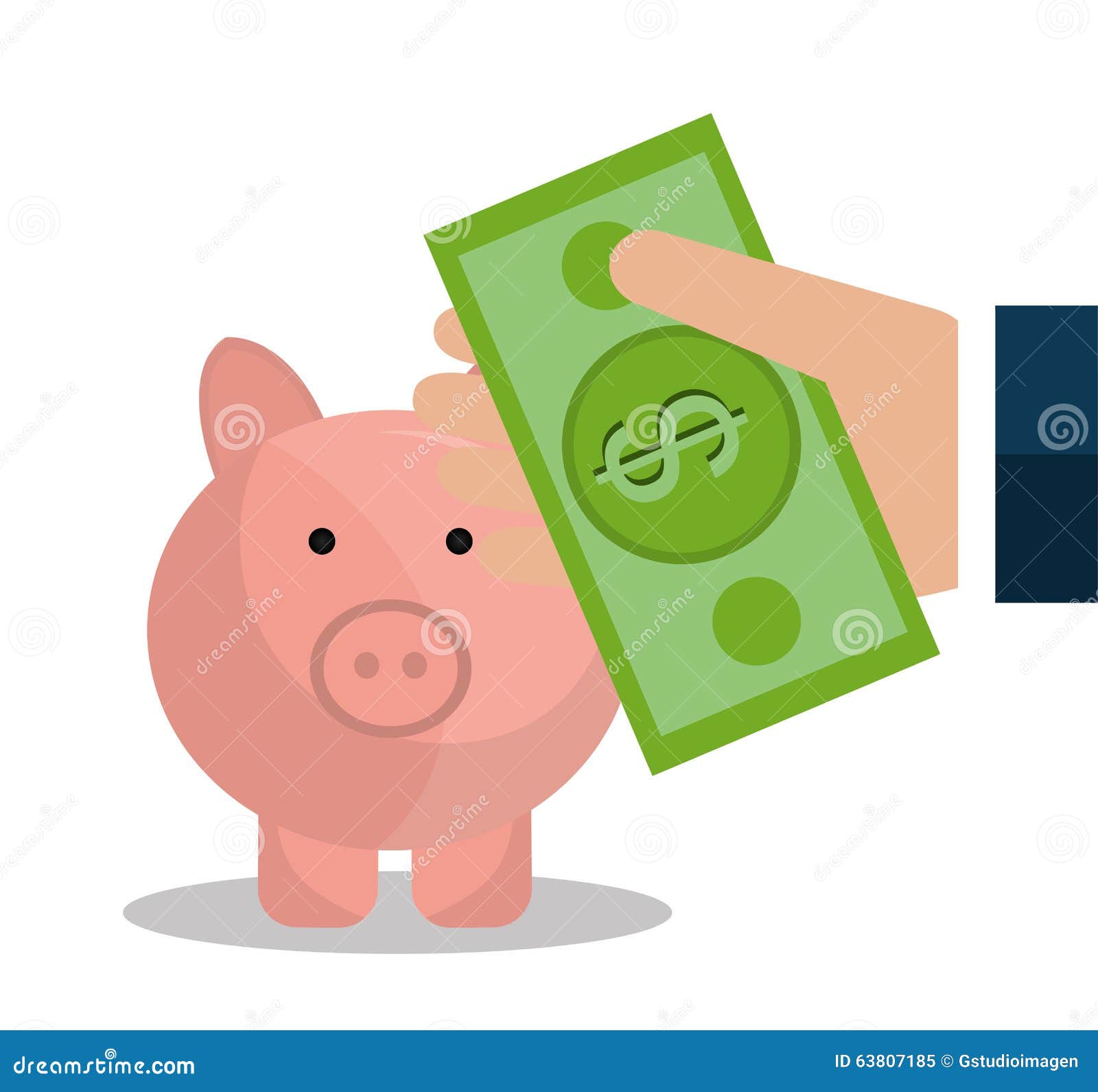 Money savings graphic stock illustration. Illustration of currency ...