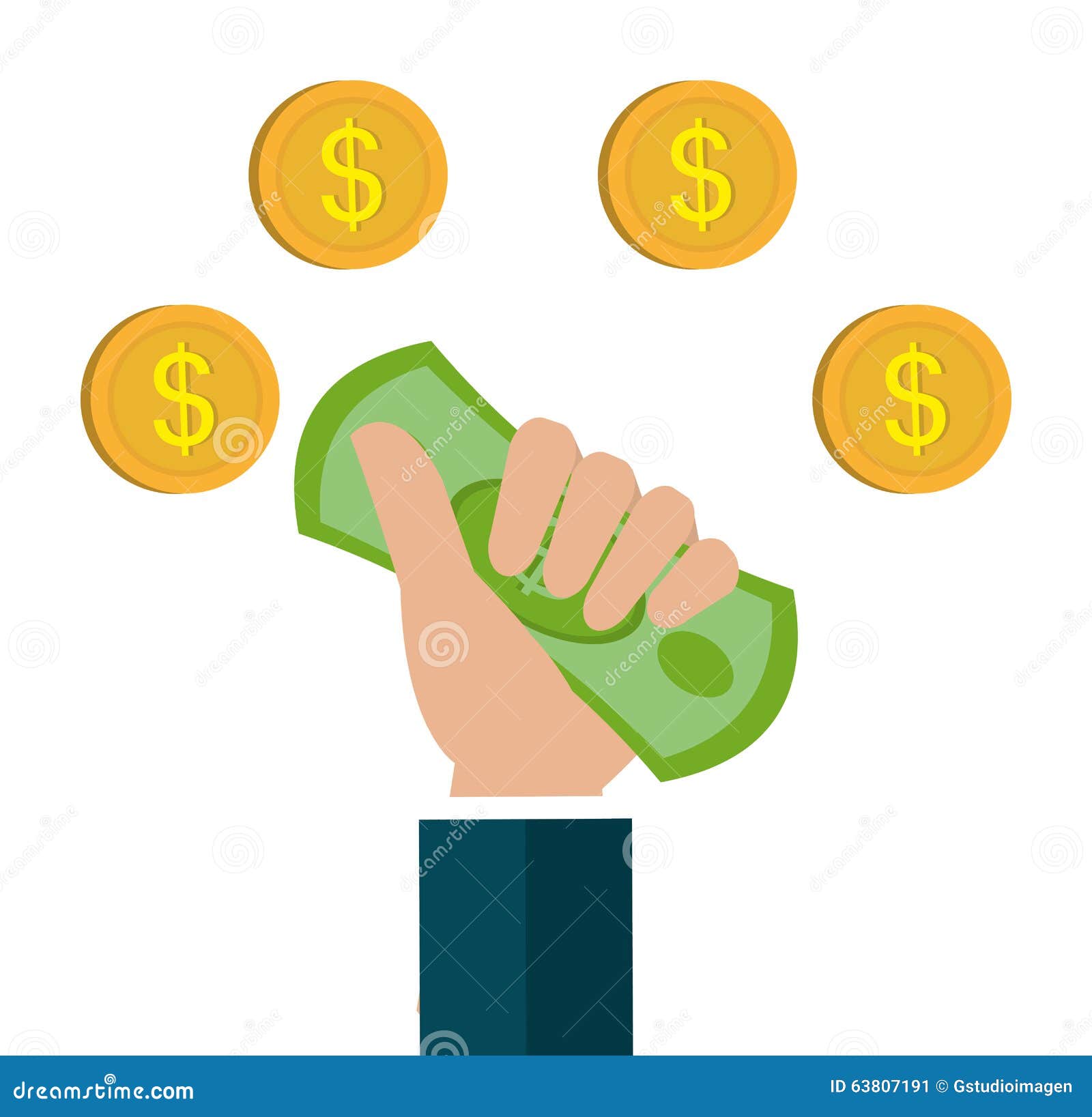 Money savings graphic stock illustration. Illustration of dollar - 63807191