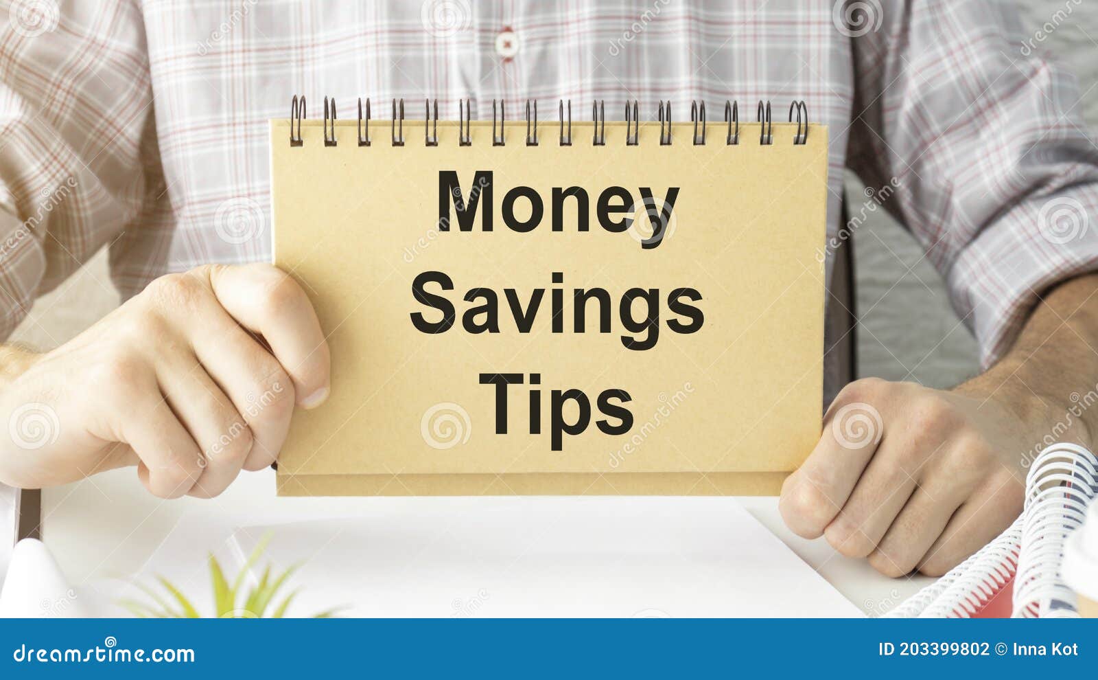 Money Savings Tips Write on Sticky Note with Stock Photo - Image of ...