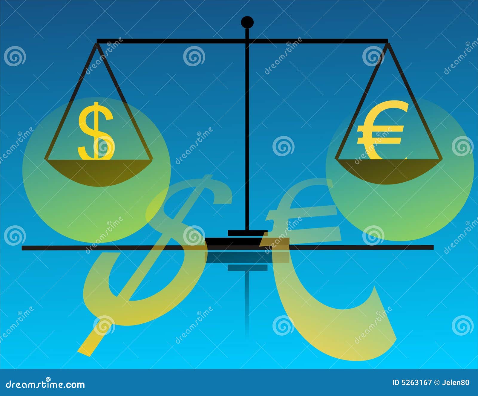 Money On The Scale Picture. Image: 5263167