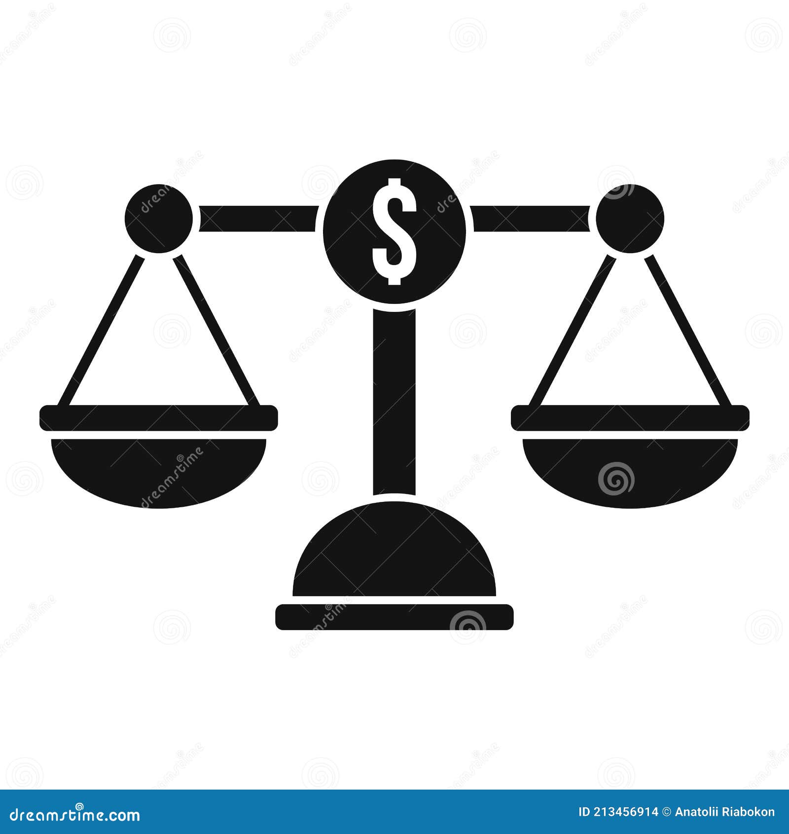 Money Scale Icon, Simple Style Stock Vector - Illustration of ...