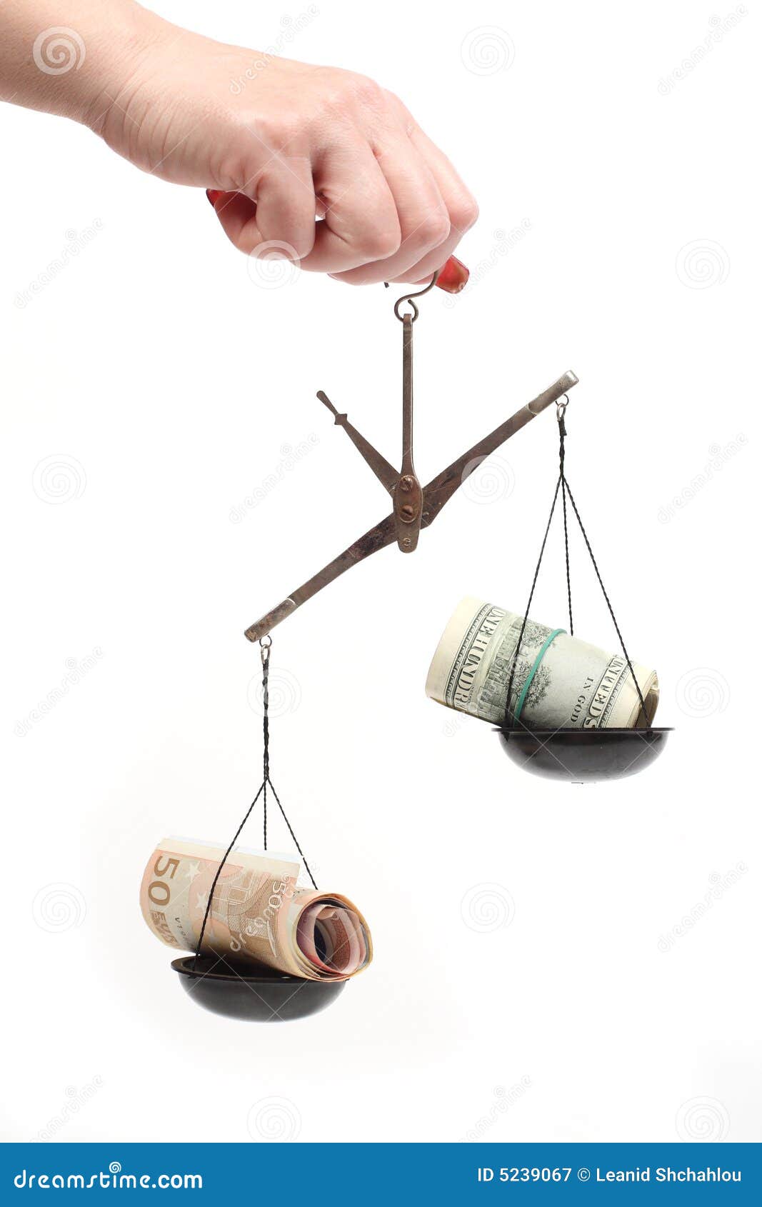 Money on scales stock image. Image of dollar, pharmacy - 5239067