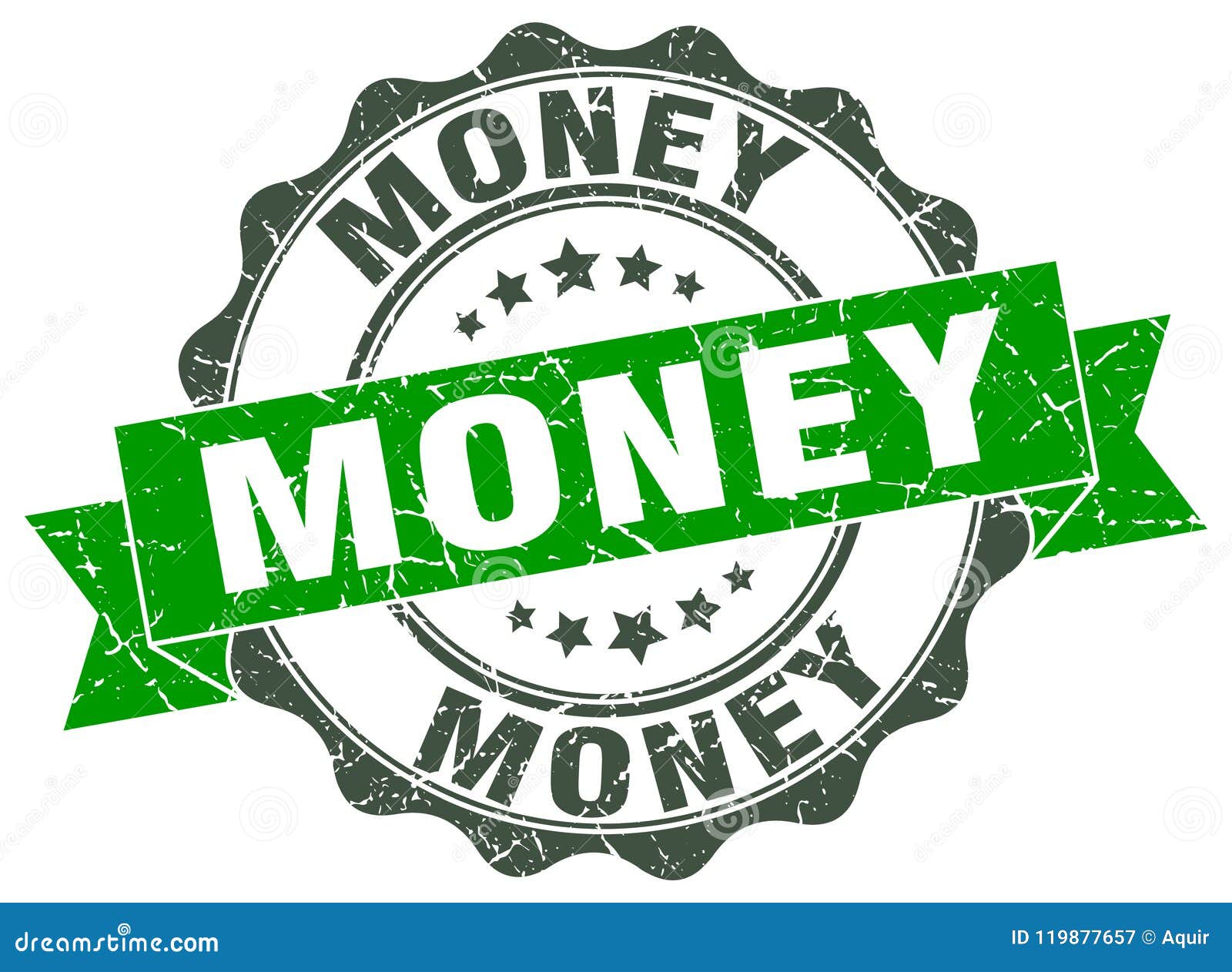 Money seal. stamp stock vector. Illustration of template - 119877657