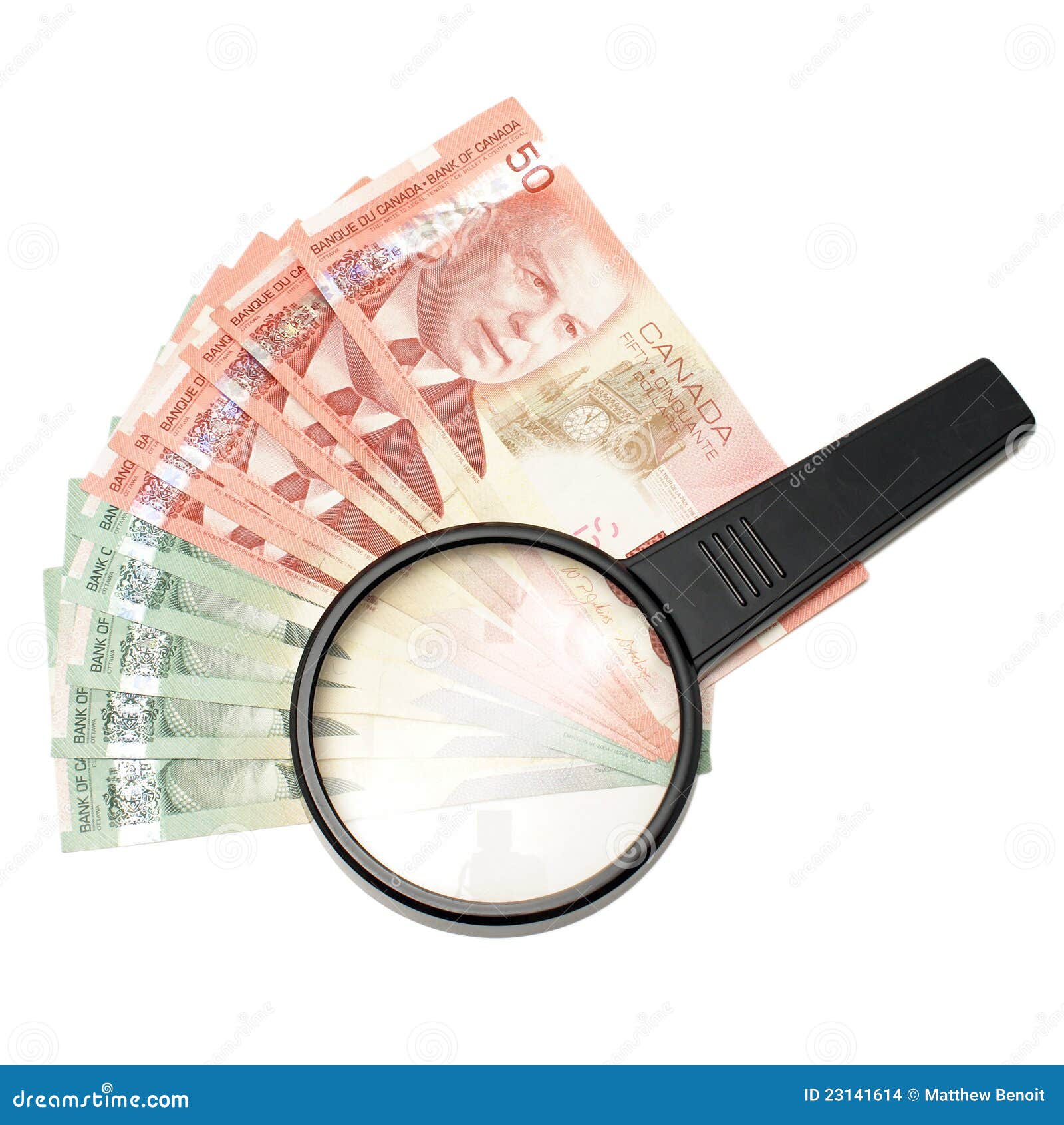 Money Search stock photo. Image of magnifying, collecting - 23141614