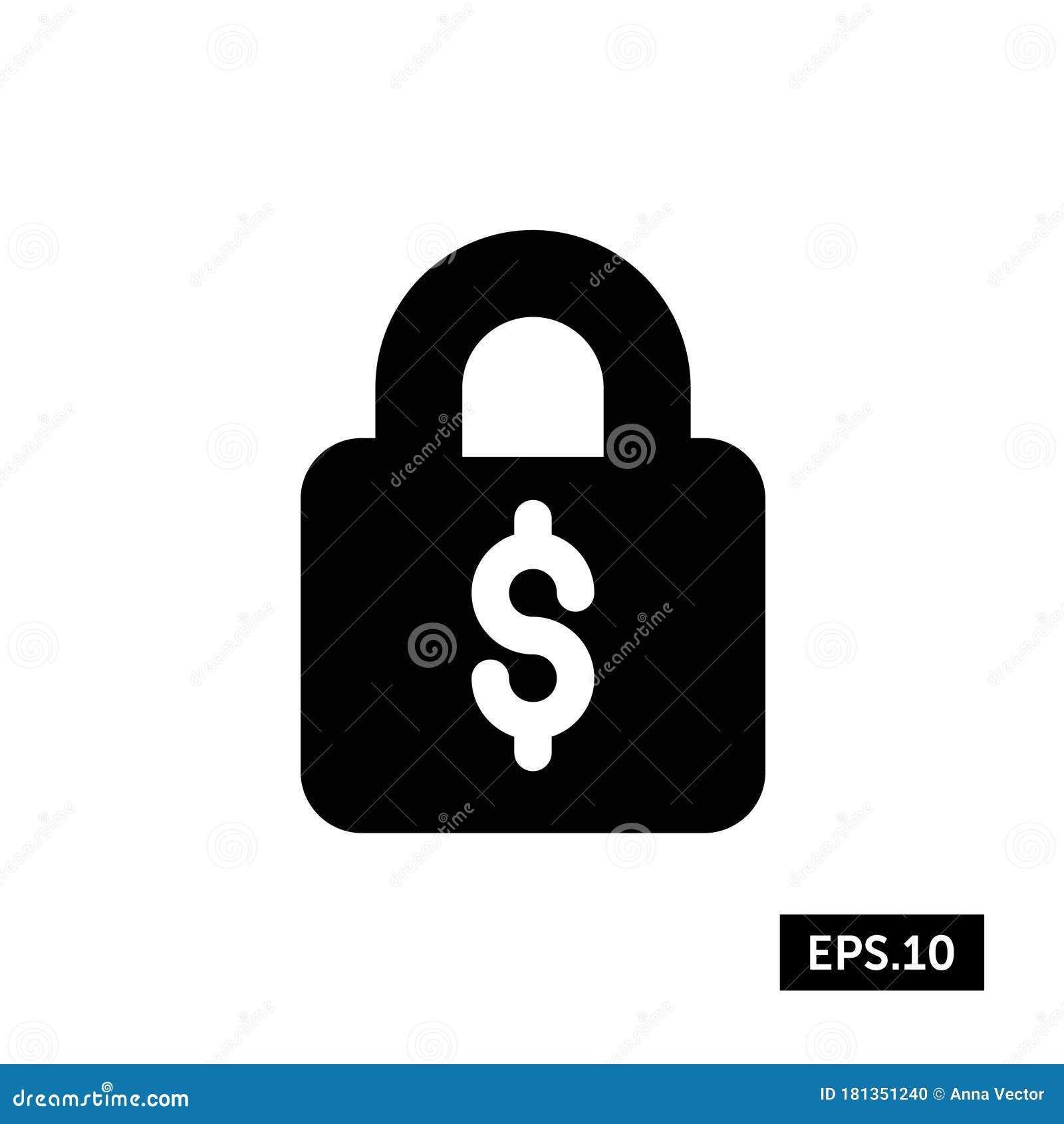 Money Secure Icon, Money Secure Sign/Symbol Vector Stock Vector ...