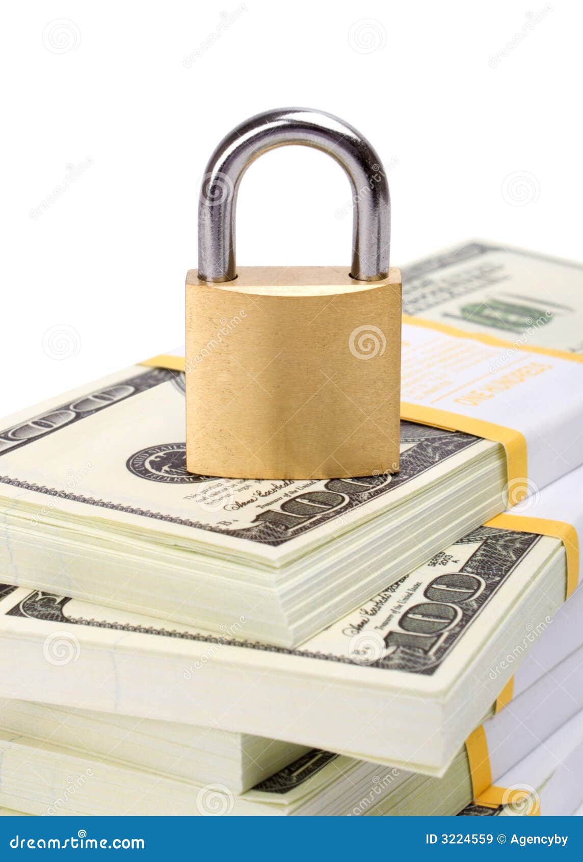 Money security stock image. Image of brass, market, lock - 3224559