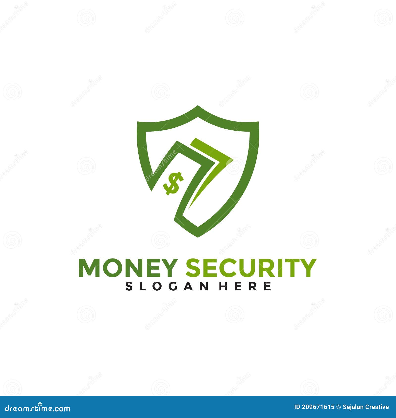 Money Security Logo Template Design Stock Vector - Illustration of ...