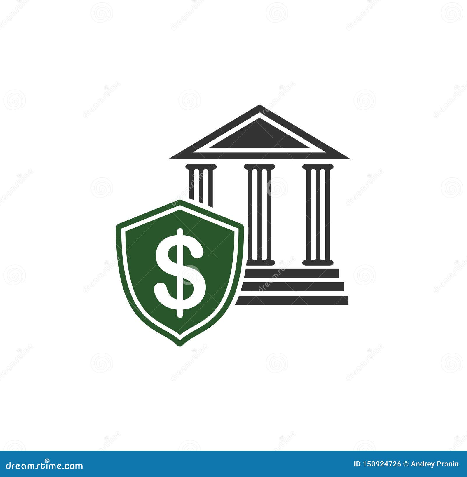 Money Security Related Icon on Background for Graphic and Web Design ...