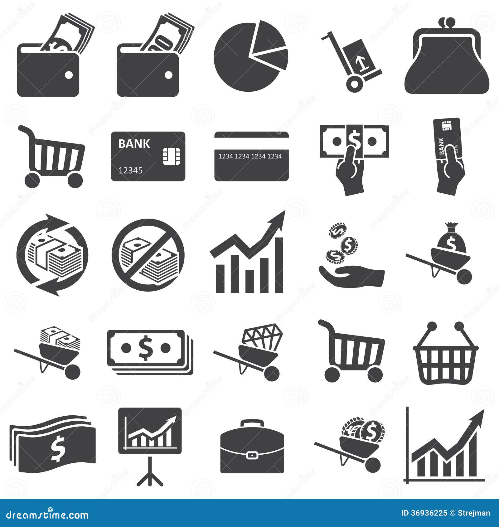 Icon Of Money Pouring Into Piggy Bank, Simple Line Drawing Illustration ...