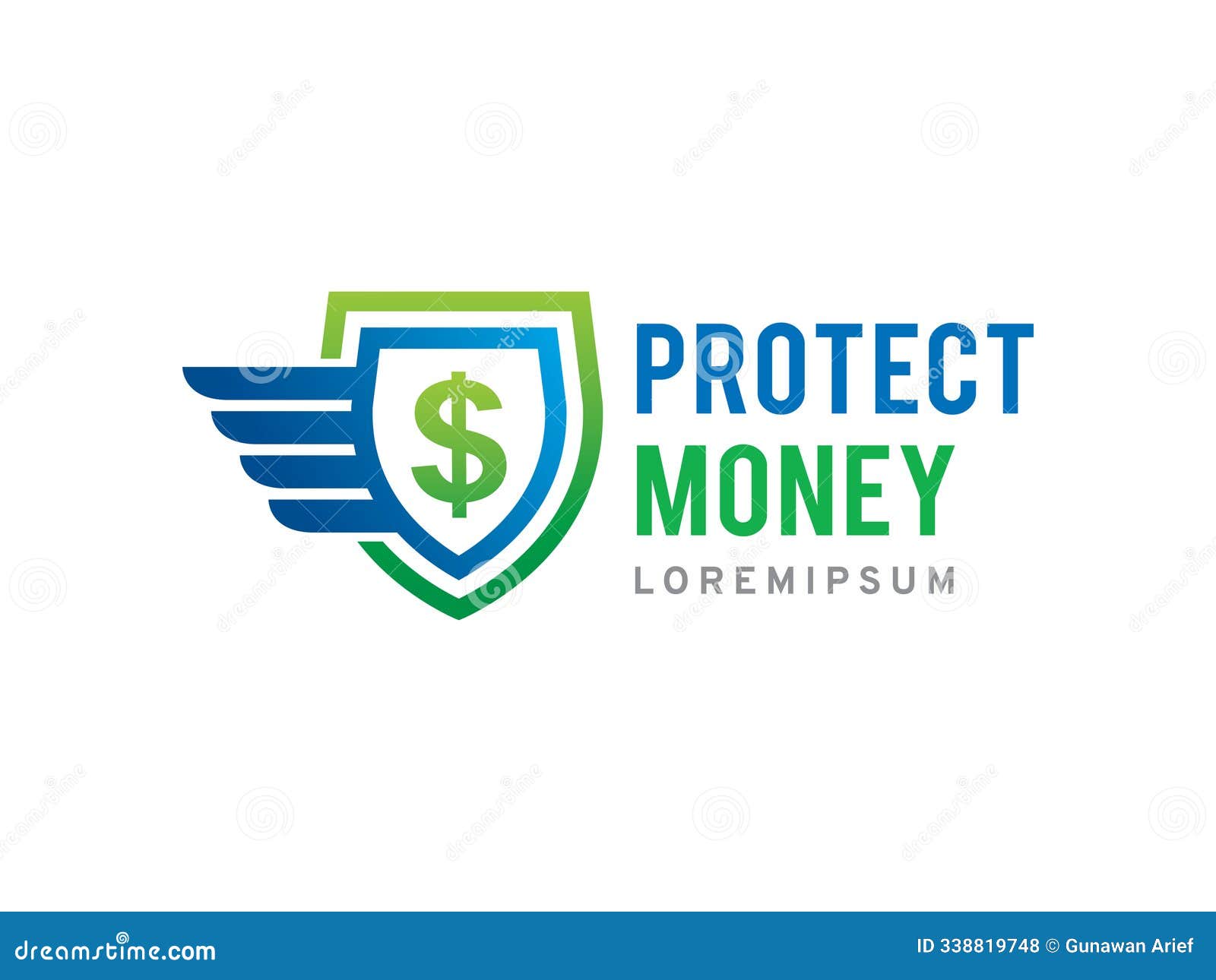 Money and Shield Logo Symbol or Icon Template Stock Vector ...