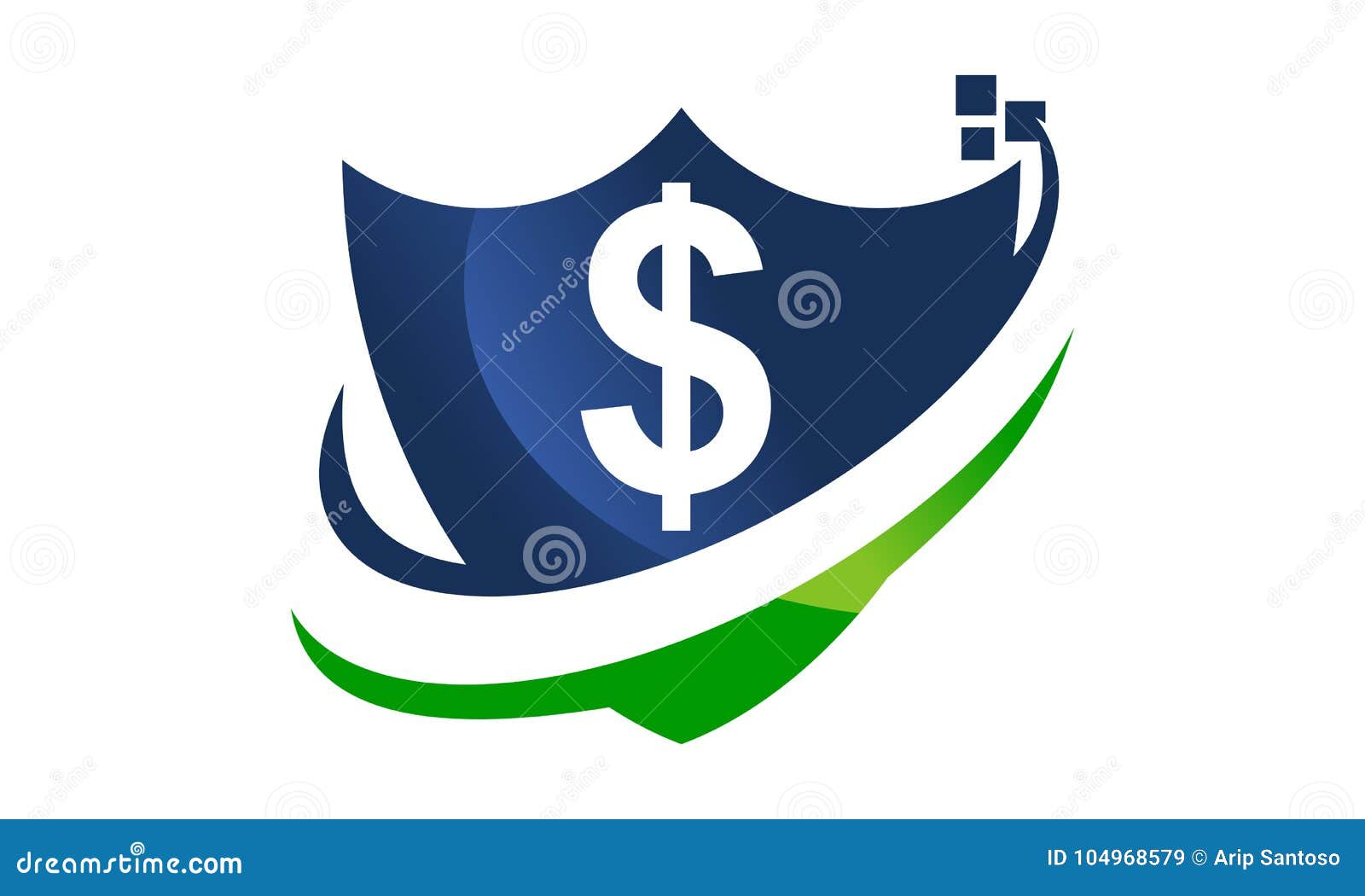 Money Shield Template stock vector. Illustration of accessibility ...