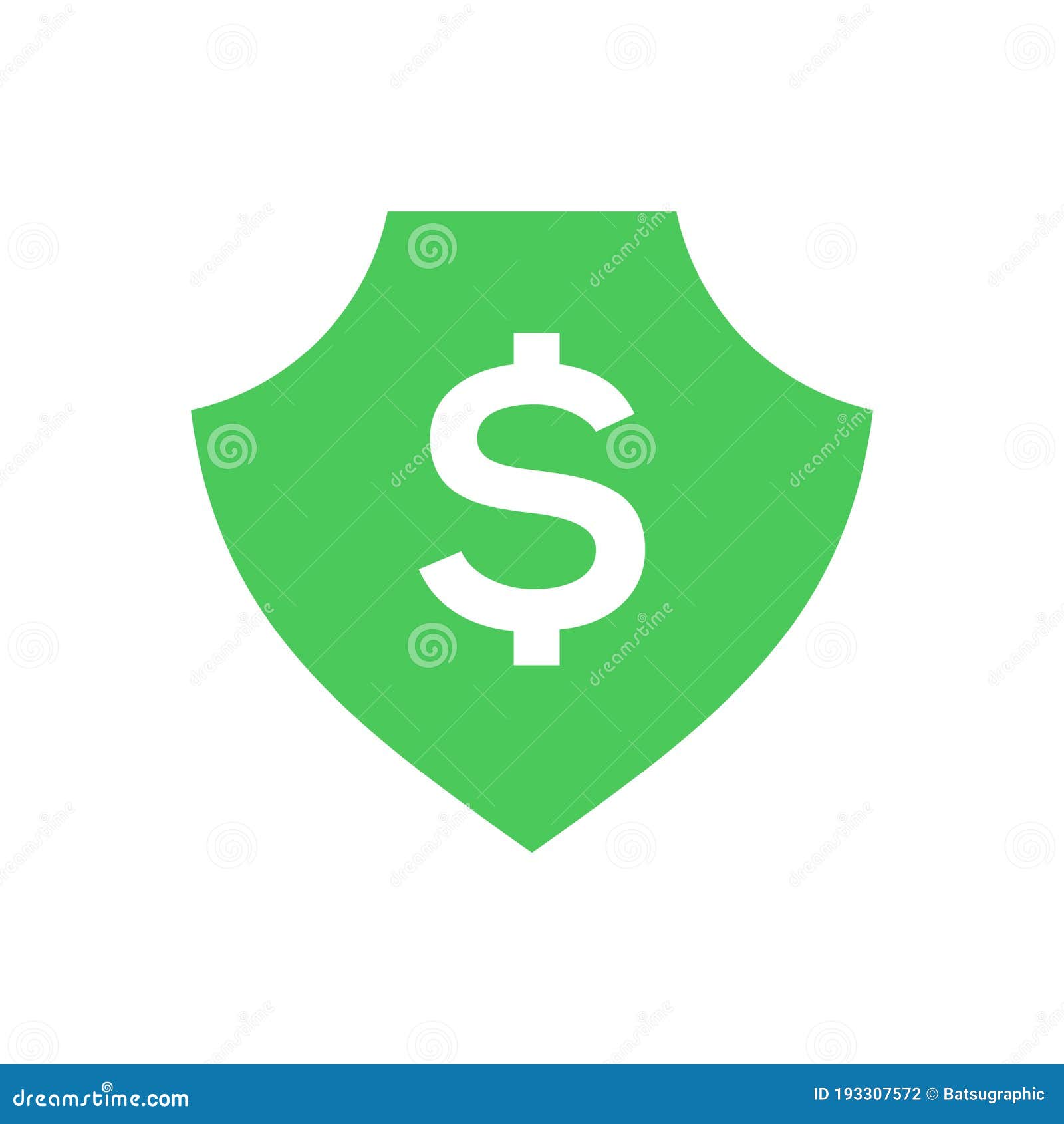 Money with Shield Vector Icon Logo Design Stock Vector - Illustration ...