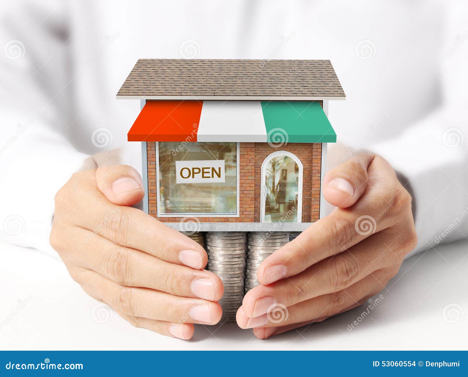 Money shop from coins stock photo. Image of business - 53060554