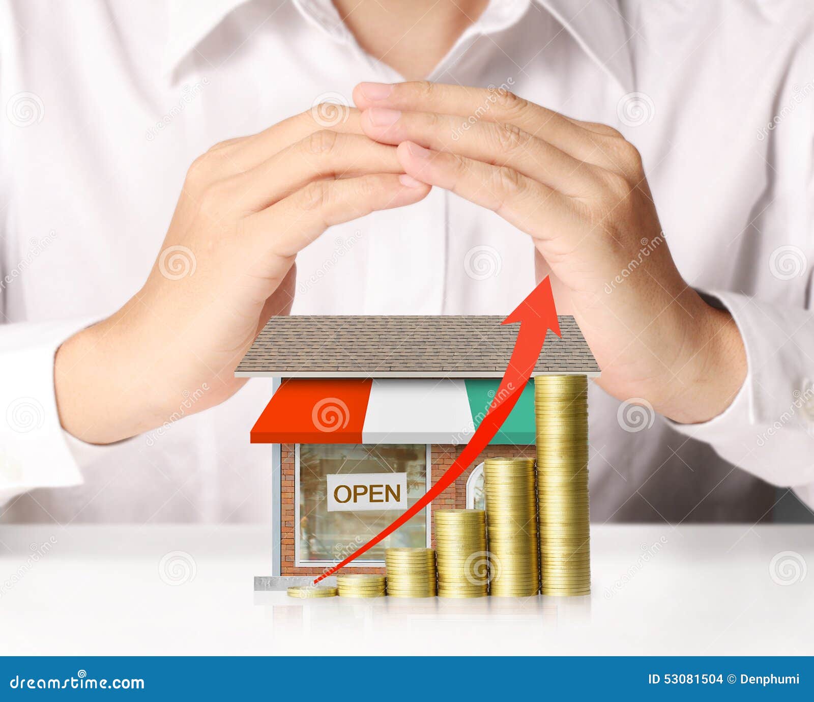 Money shop from coins stock photo. Image of investment - 53081504