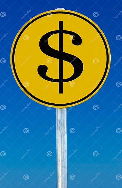 Money Sign stock image. Image of metal, business, board - 8832615