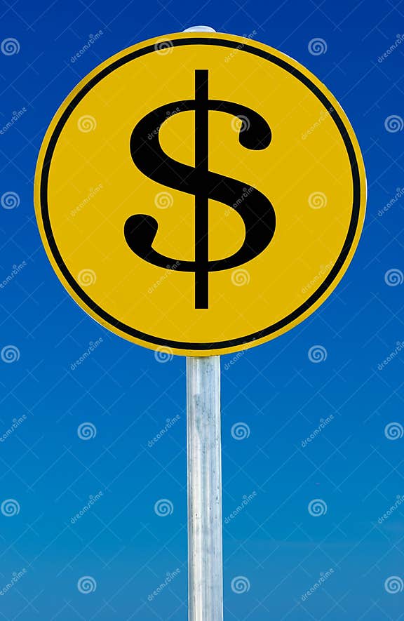 Money Sign stock image. Image of metal, business, board - 8832615