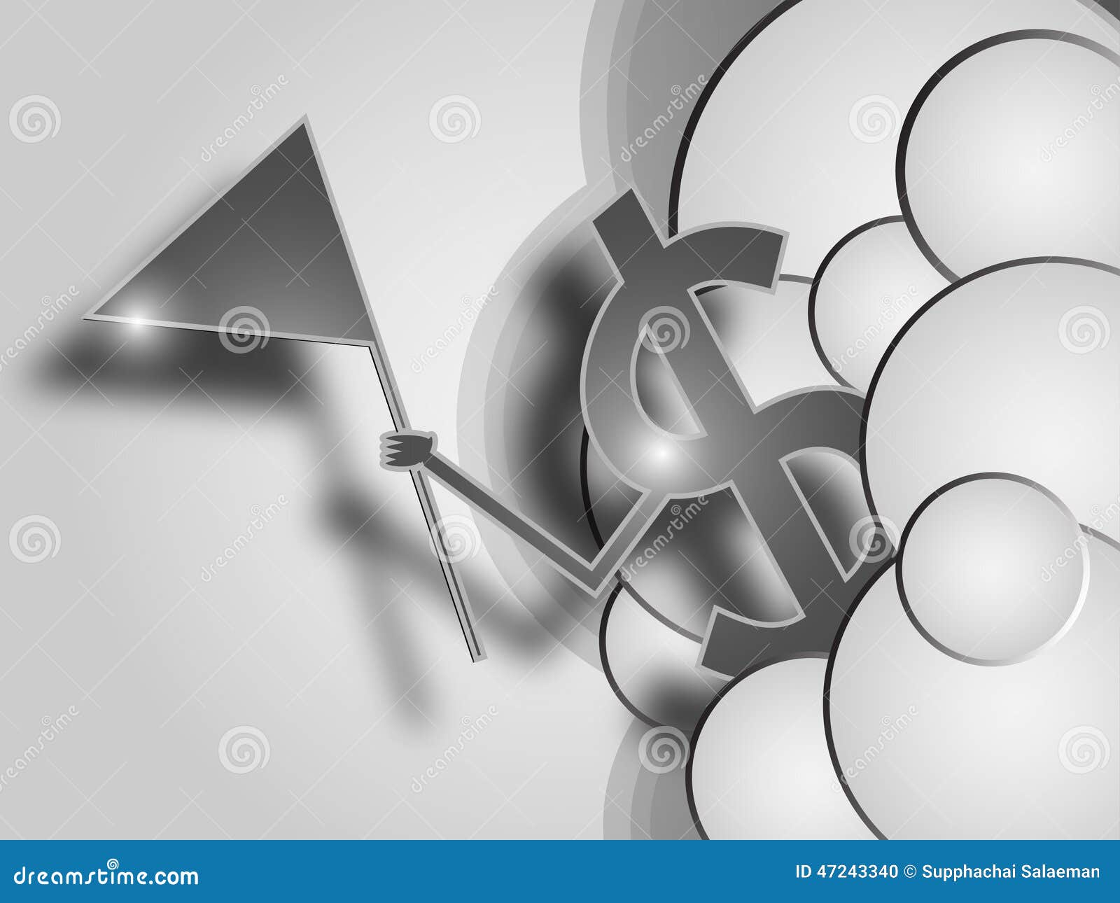 Money Sign Abstract Background Stock Illustration - Illustration of ...