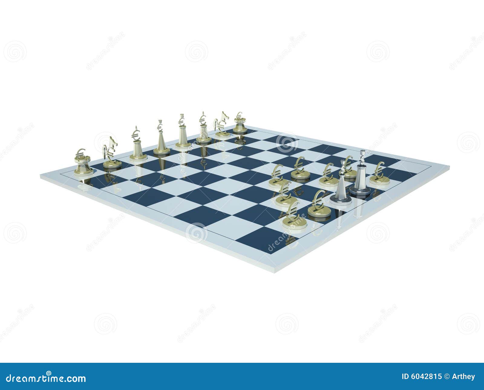 Money Sign Chess. Check And Checkmate Picture. Image: 6042815