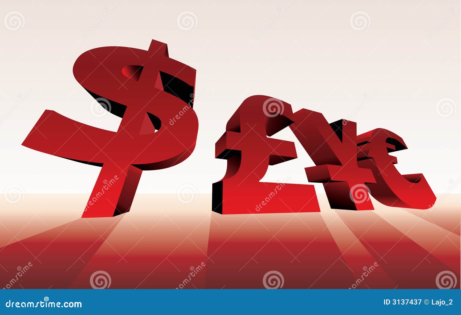 Money signs stock vector. Illustration of loan, check - 3137437