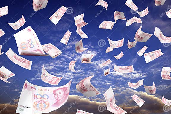 Money and sky stock photo. Image of lucky, dream, backgrounds - 15612880