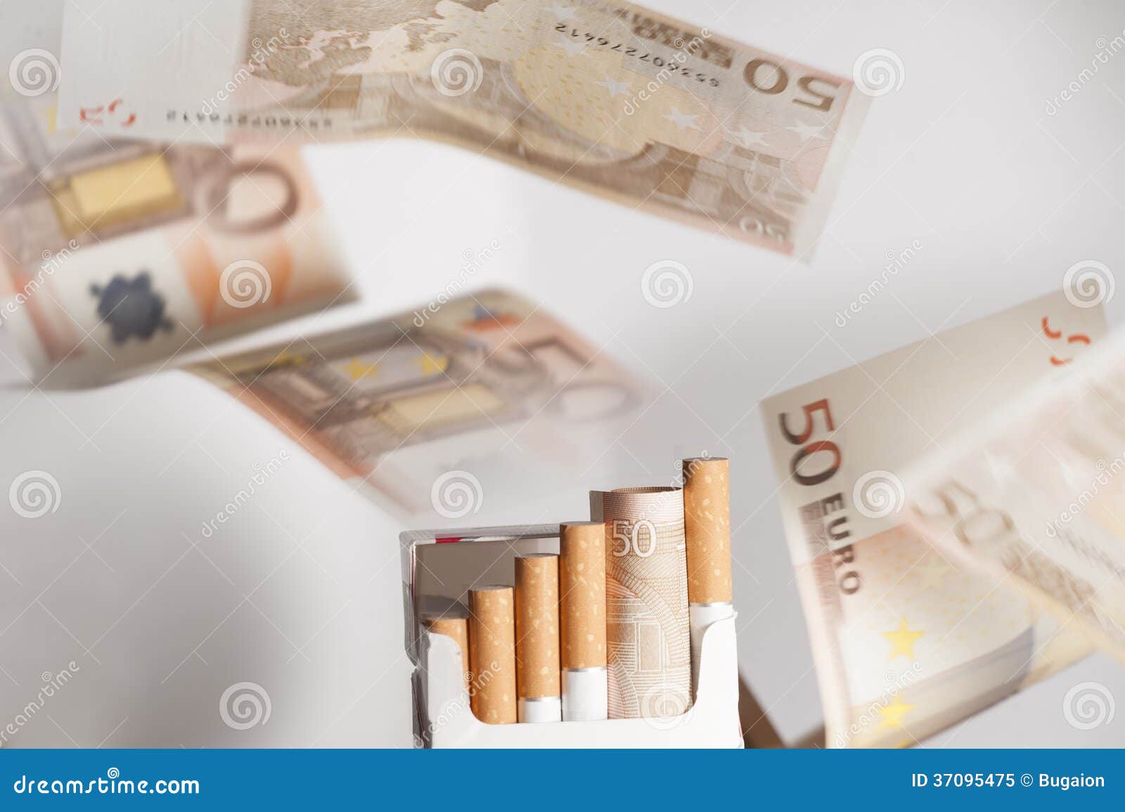 Money spent on cigarettes stock image. Image of cigarette - 37095475