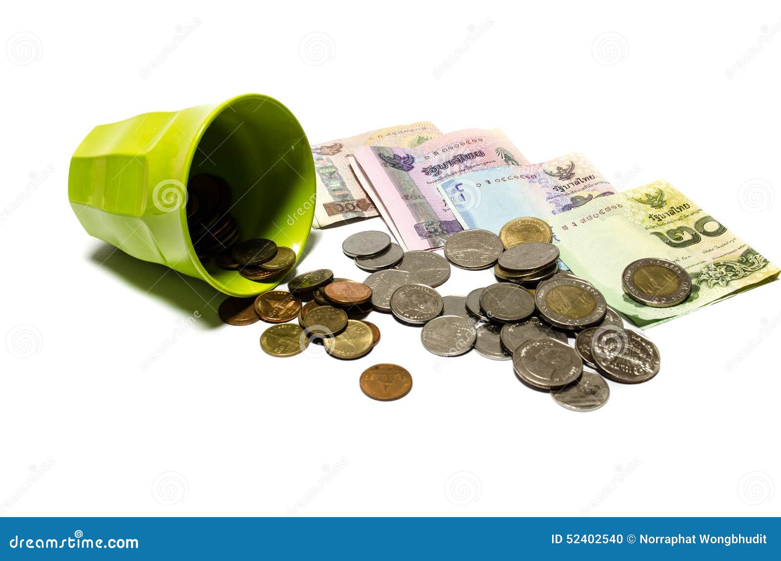 Money spilling over stock photo. Image of economy, brass - 52402540