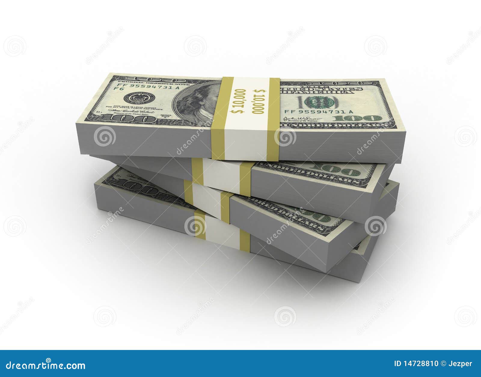 Money stack stock illustration. Illustration of profit - 14728810