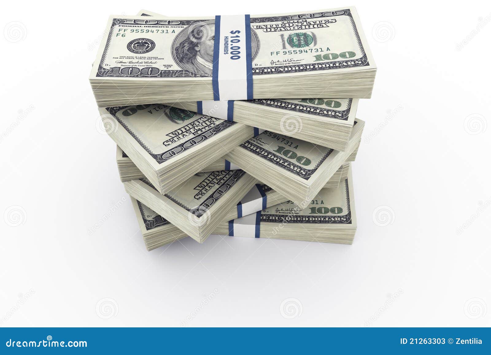 Money stack stock illustration. Illustration of profit - 21263303