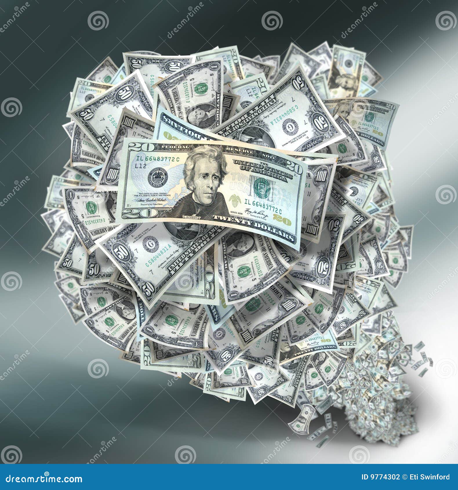 Money stack stock photo. Image of concept, profitable - 9774302