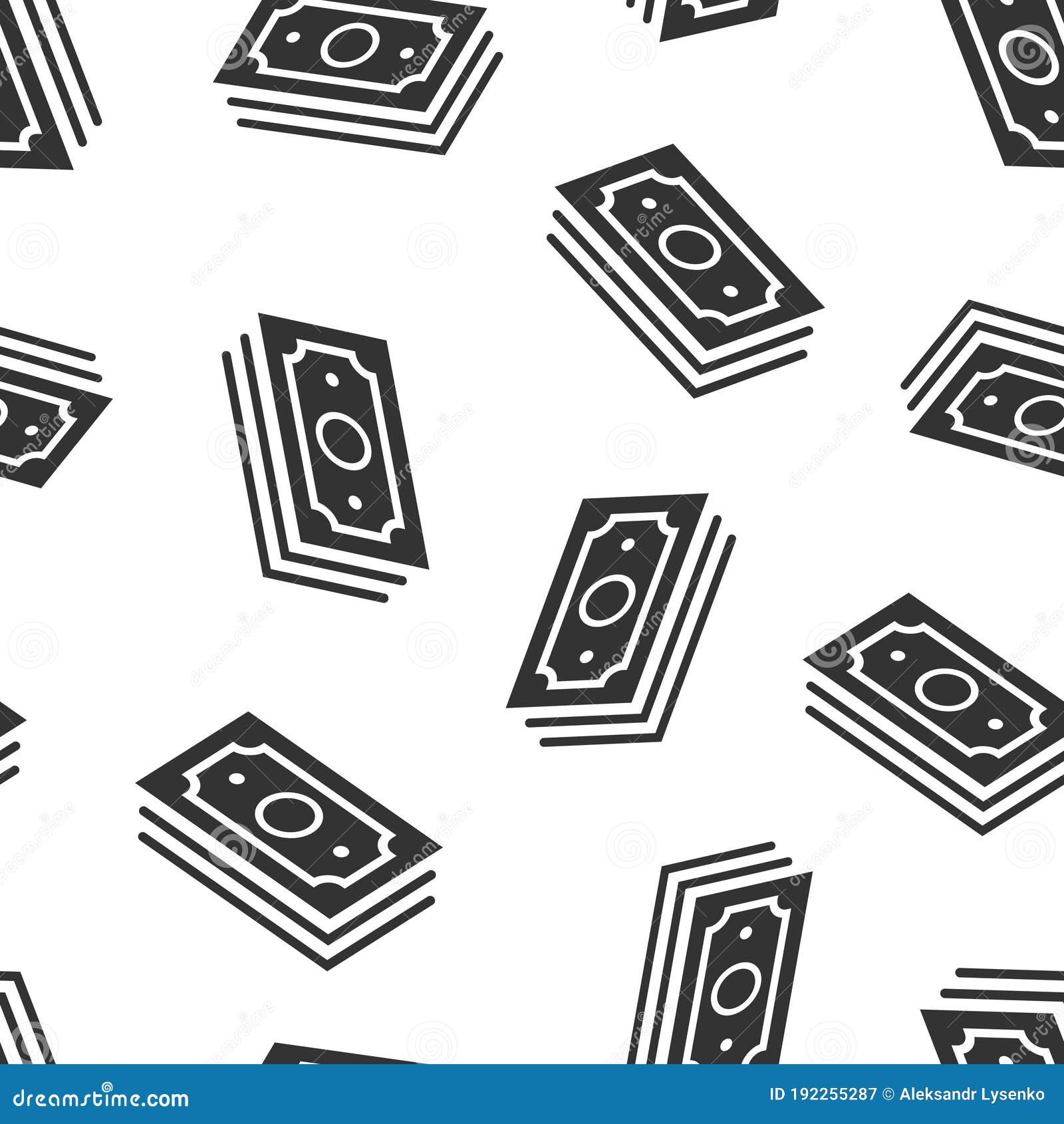 Money Stack Icon In Flat Style. Exchange Cash Vector Illustration On ...