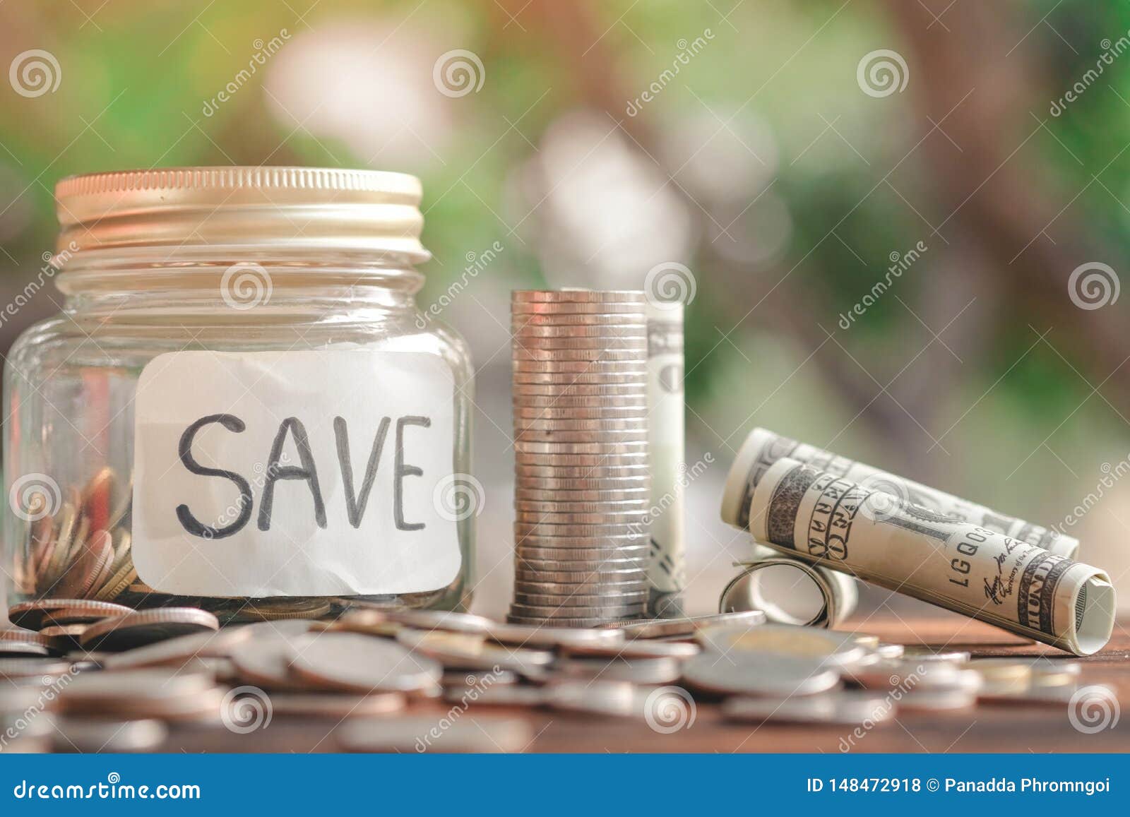 Money Stack Step Up Growing Growth Saving Money with Icons about ...