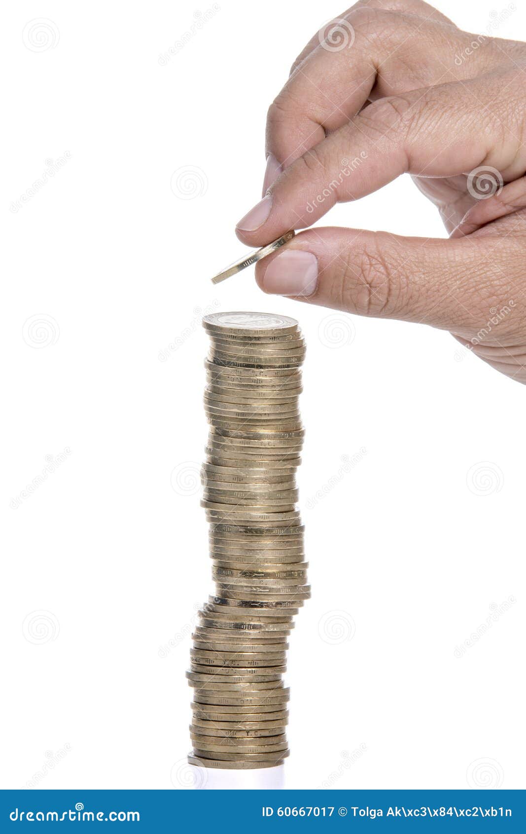 Money stacking stock image. Image of business, relief - 60667017