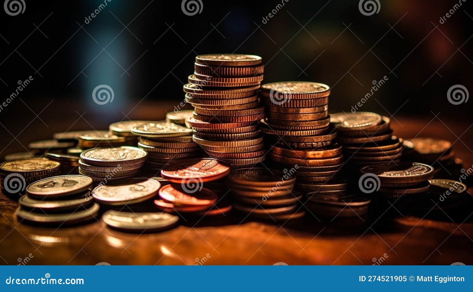 Money Stacks stock illustration. Illustration of award - 274521905