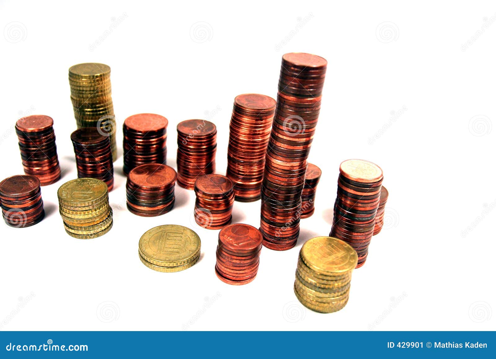 Money stacks stock image. Image of rich, town, success - 429901