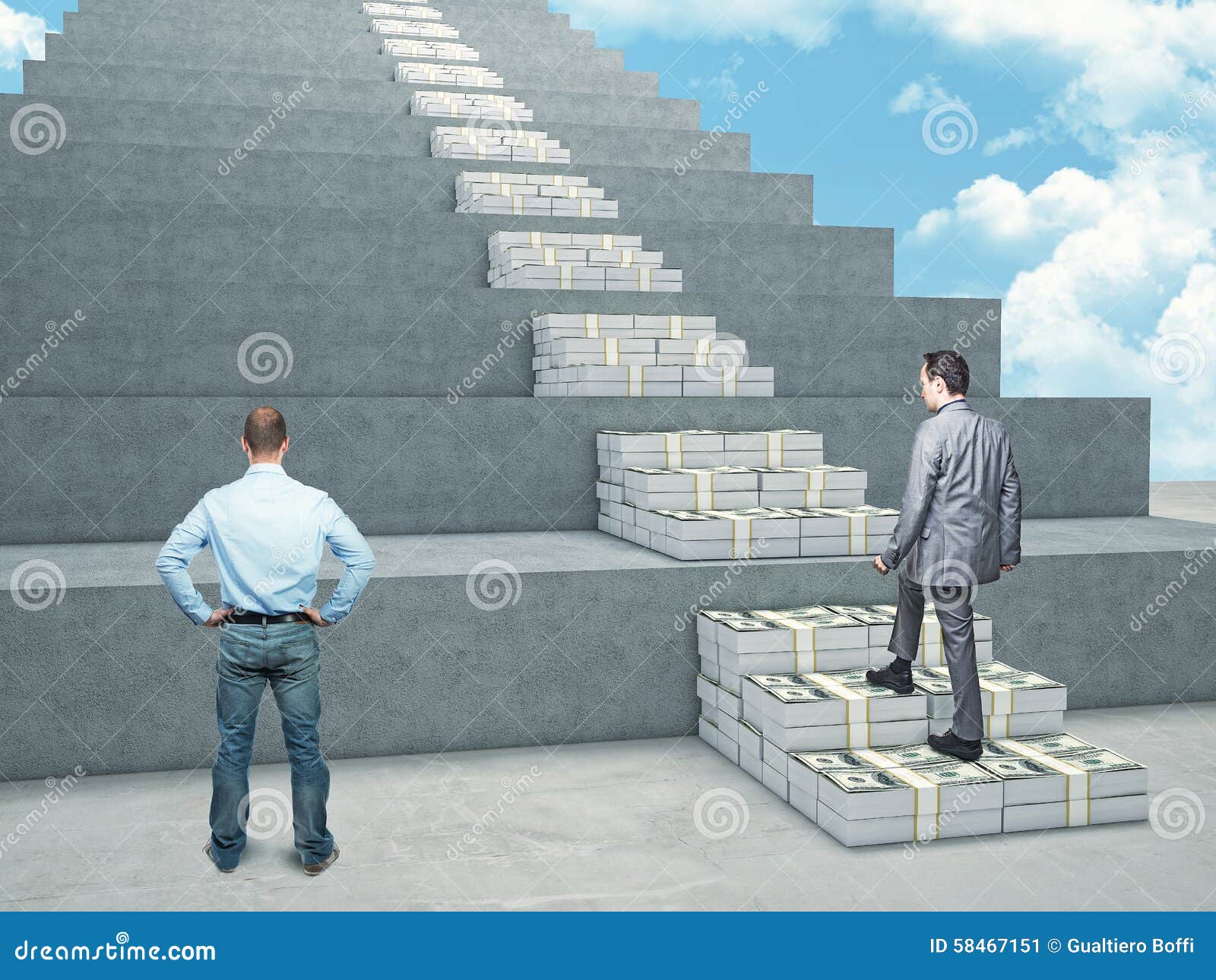 Money stair stock image. Image of concept, euro, rich - 58467151