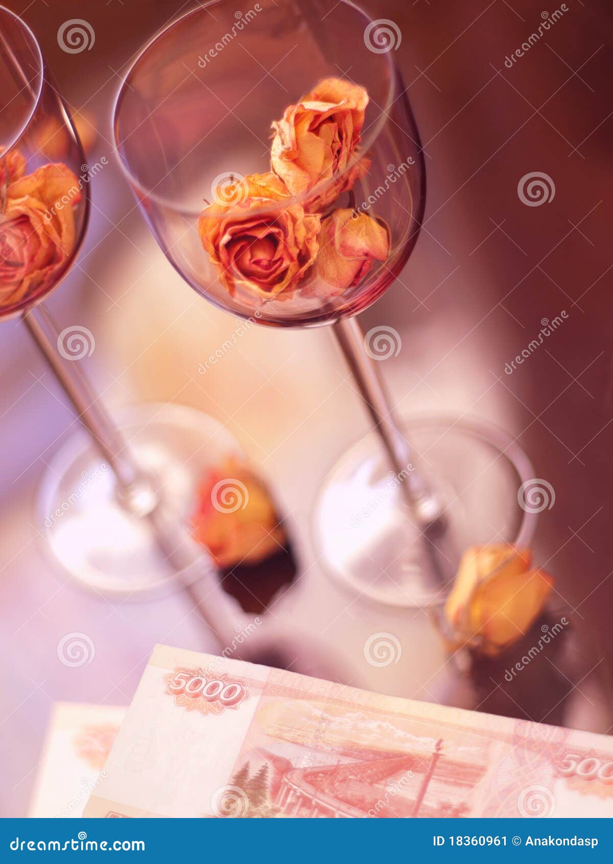 Money still life stock image. Image of romantic, dark - 18360961