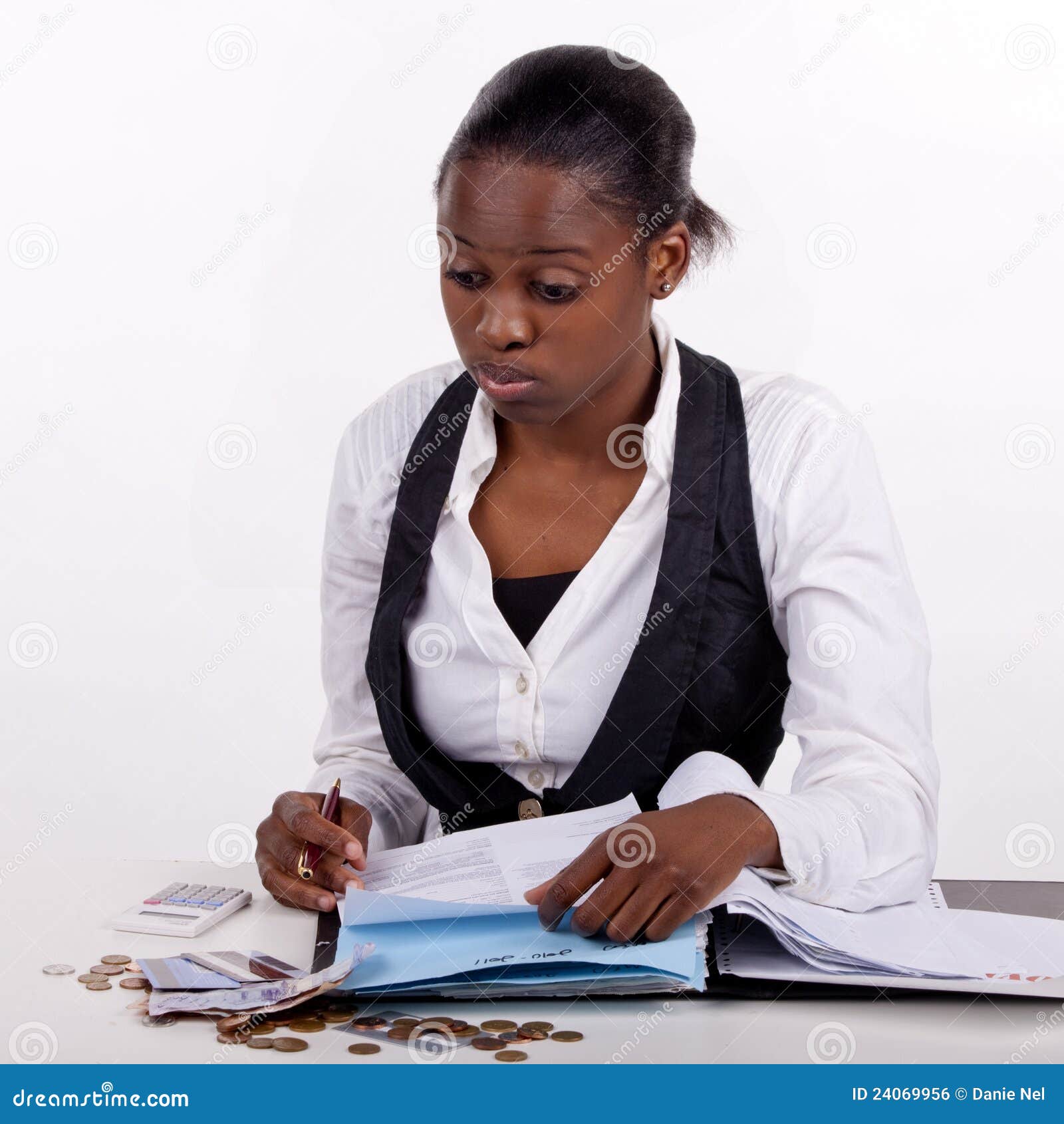 Money stress stock photo. Image of african, budget, credit - 24069956
