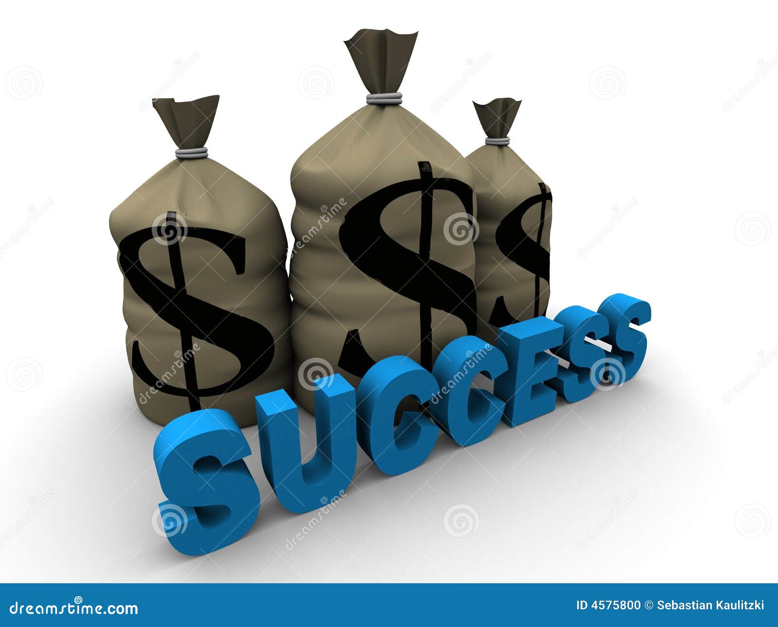Money success stock illustration. Illustration of linen - 4575800