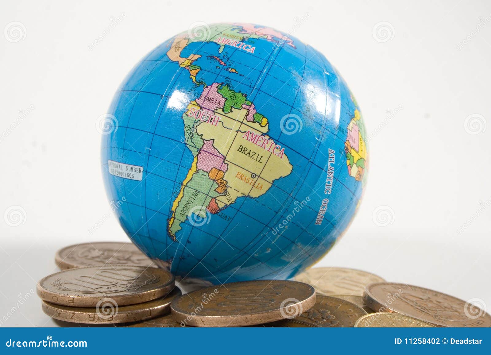 Money Support World stock photo. Image of brown, economy - 11258402