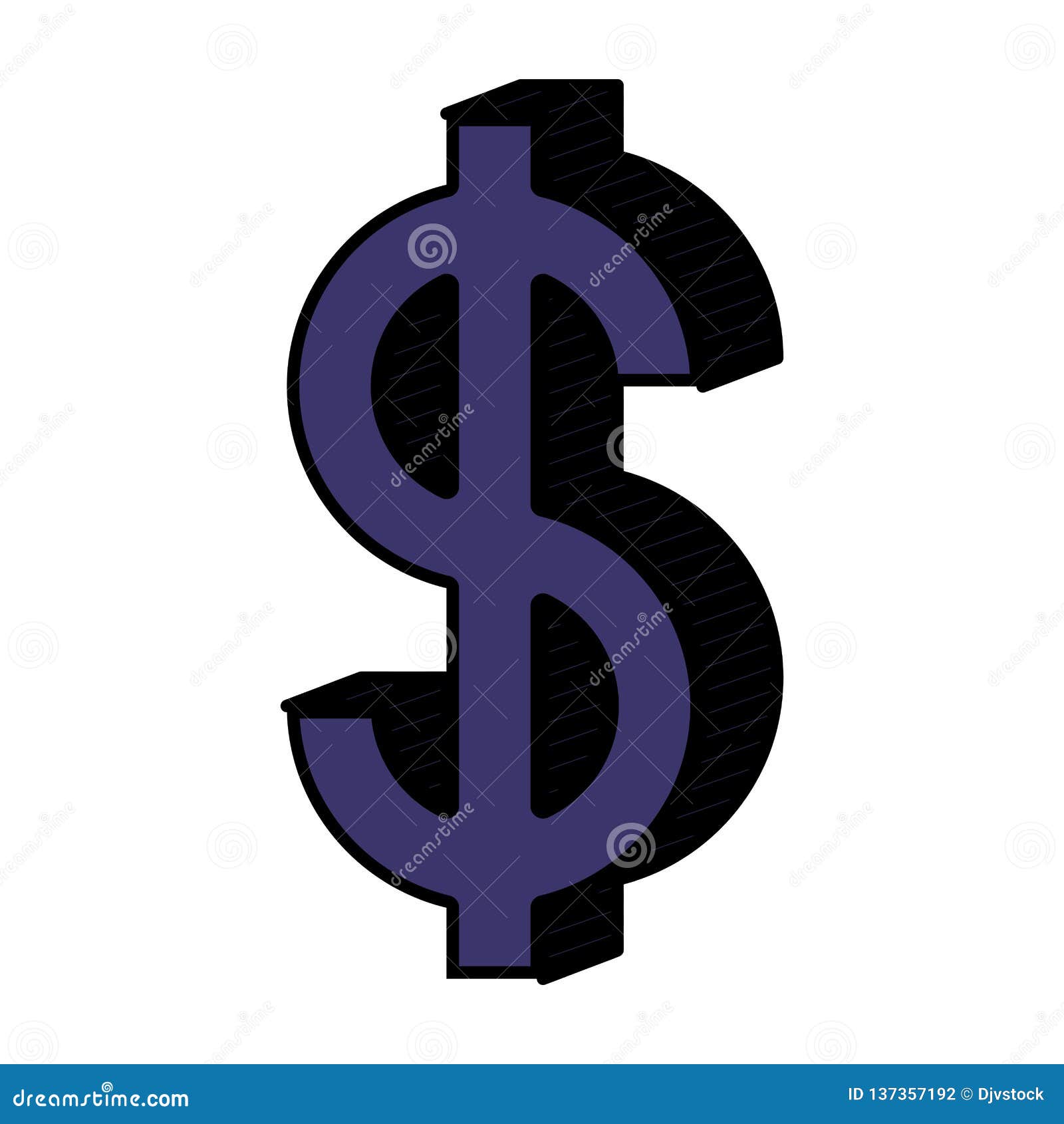 Money symbol design stock vector. Illustration of success - 137357192