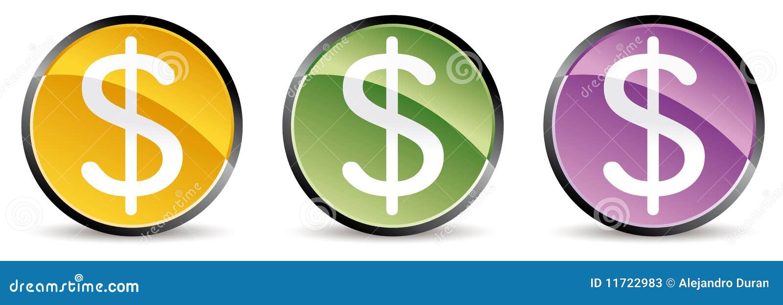 Money symbols stock vector. Illustration of coin, design - 11722983