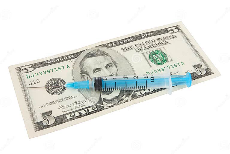 Money and syringe stock photo. Image of health, medicine - 19133072
